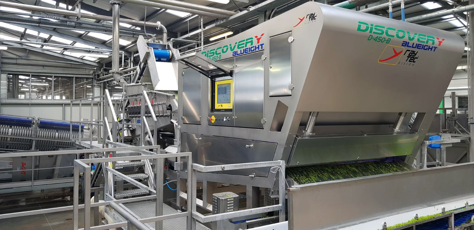 Discovery optical sorter for big capacities by Raytec Vision