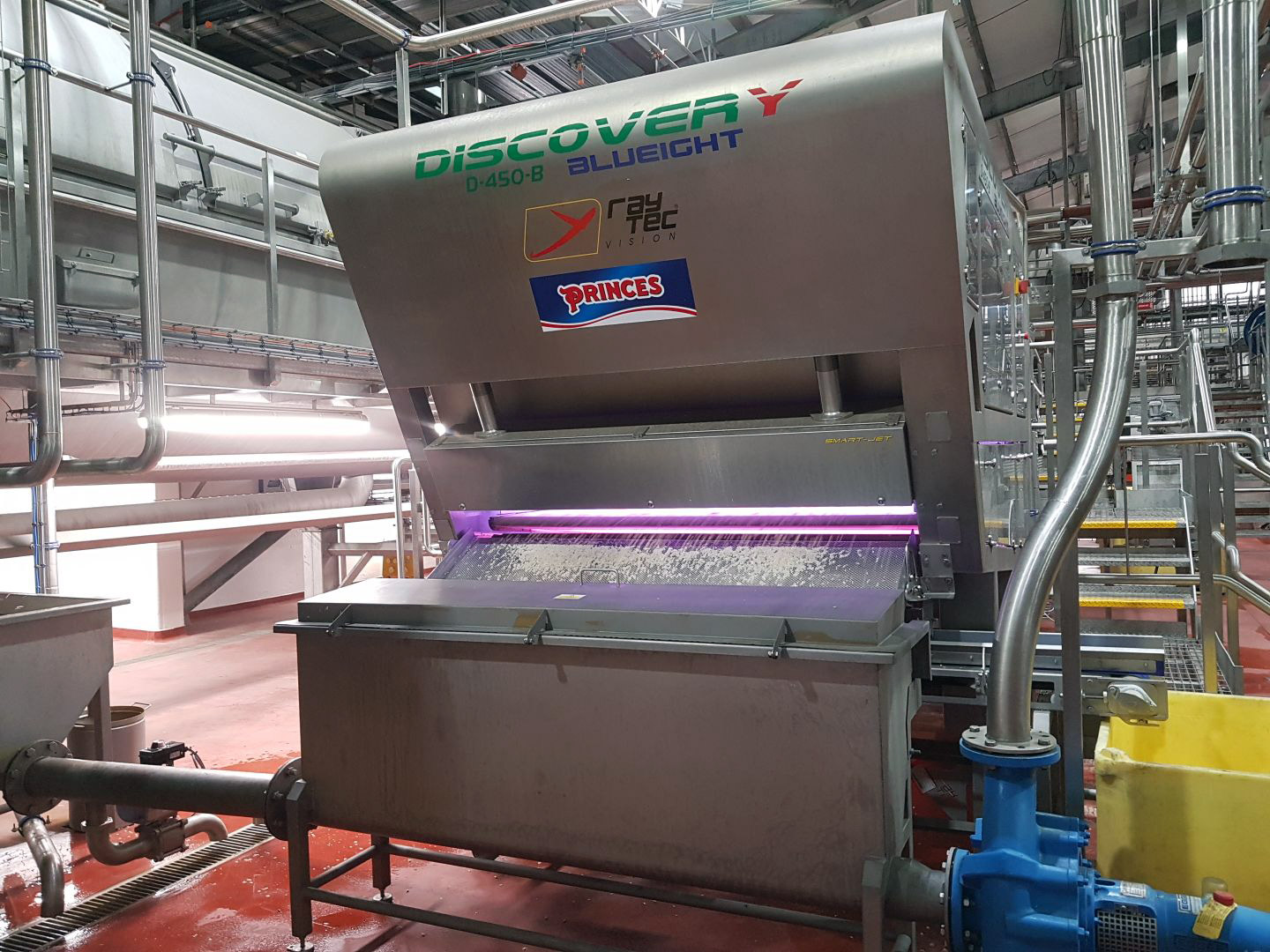 Discovery optical sorter for big capacities by Raytec Vision